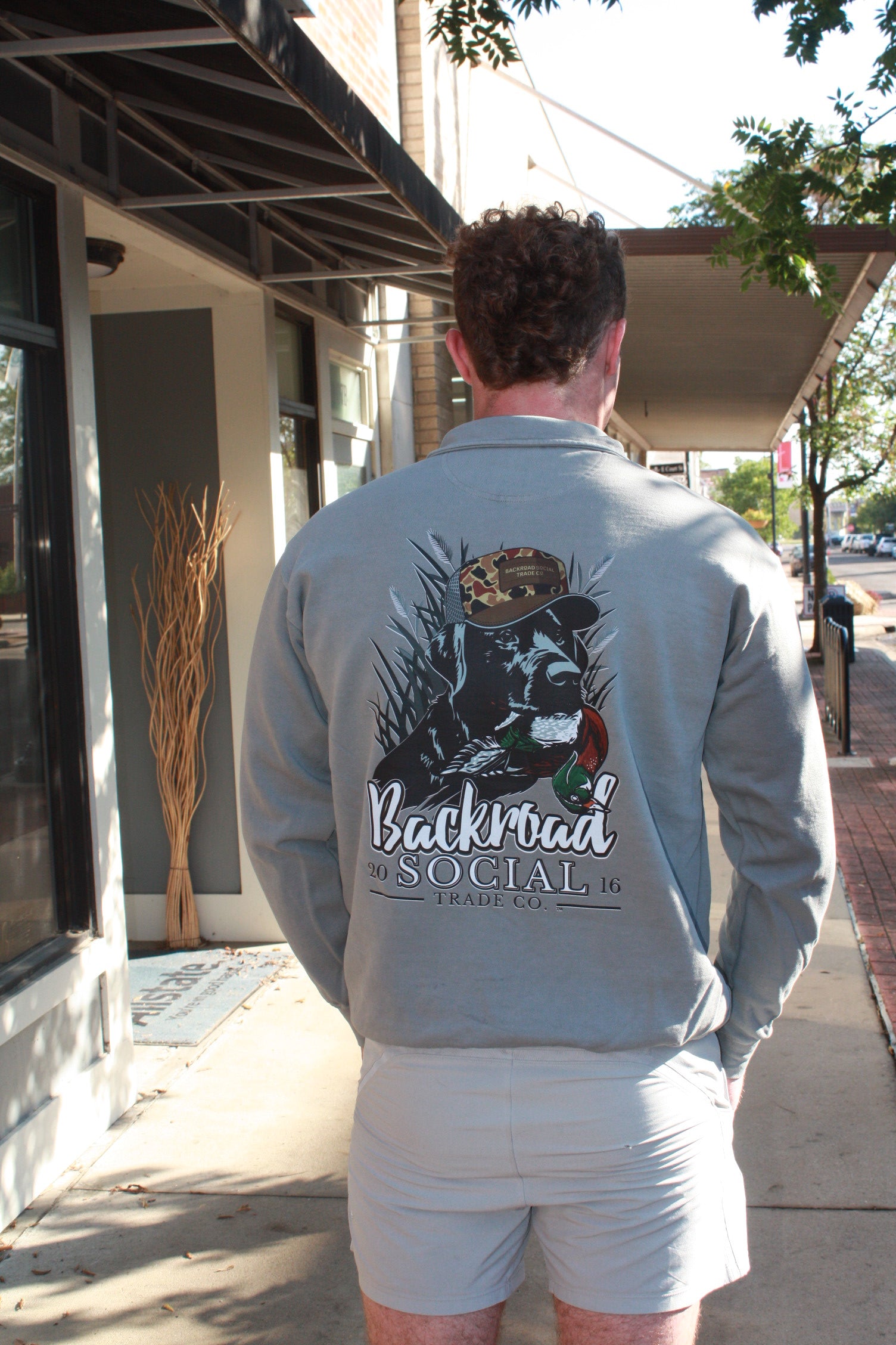 Lab Duck Dog Quarter Zip – Backroad Social Trade Co.